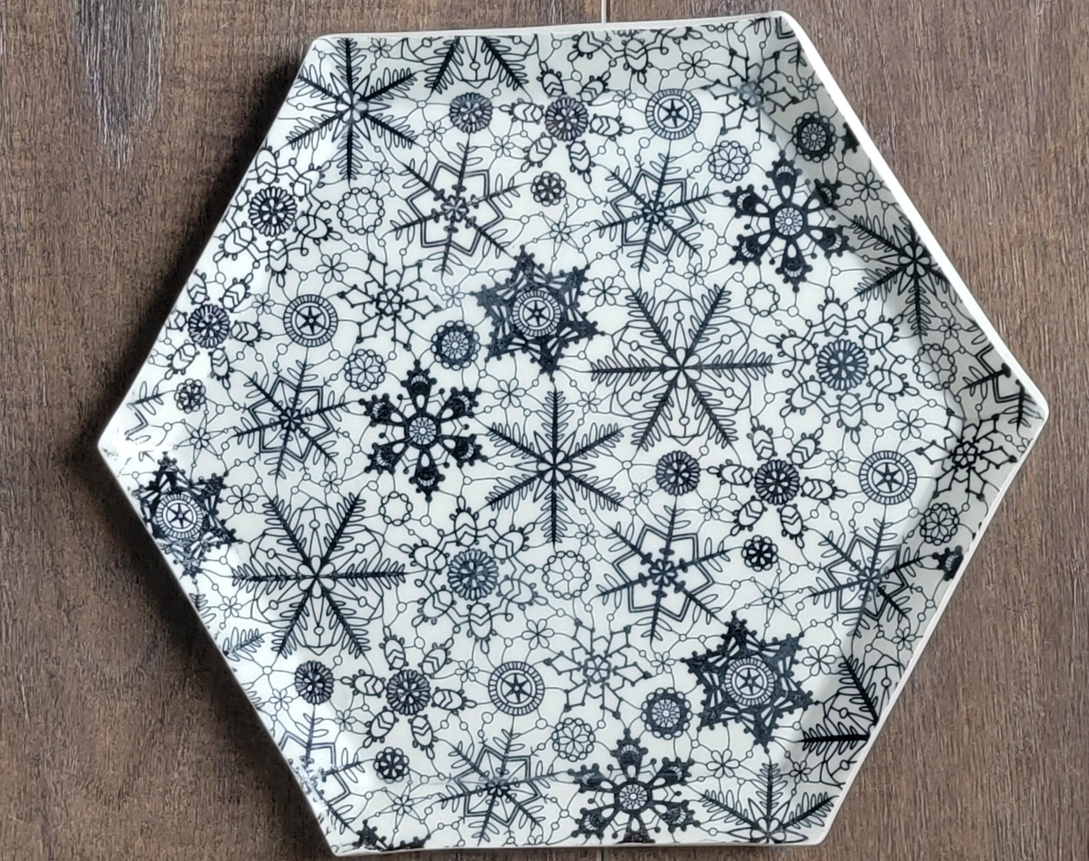 Snowflake Plates (set of 2) *seconds* – Jeanie N Pottery Snowflake Plates (set of 2) *seconds* – Jeanie N Pottery